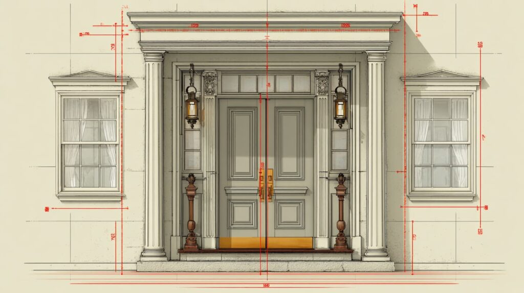 Double Door Measurements Guides : How to Measure Double Doors ？- PA Home