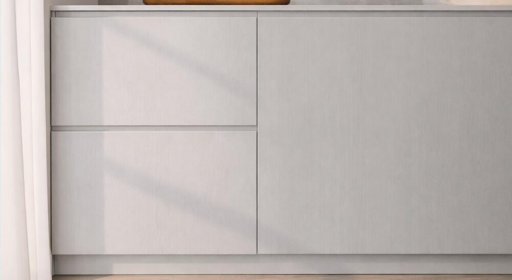 Handleless Kitchen Cabinets Design Modern Trend in Indonesia