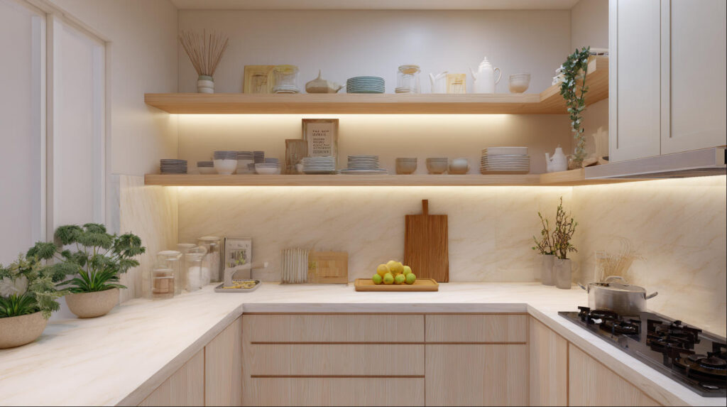 Ide Desain Kabinet Dapur Terbuka untuk Rumah di Indonesia